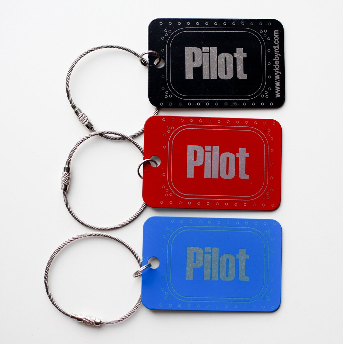 Pilot Aluminum Boeing Fuselage Window Design Luggage Tag | Etsy