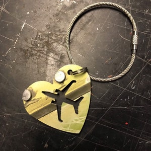 Southwest Airlines Large Heart Keychain - Etsy