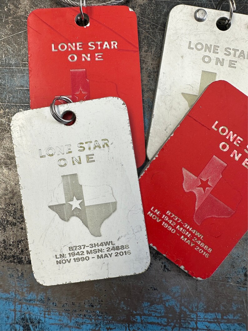 Lone Star One B737 Collectible Luggage Tag - Etsy