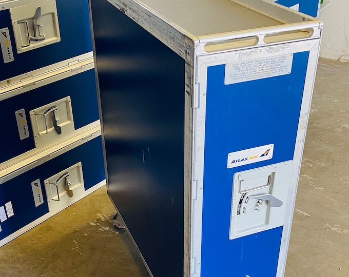 New Airline Galley Flight Storage Trolley 2 Drawers Cabinet Industrial ...