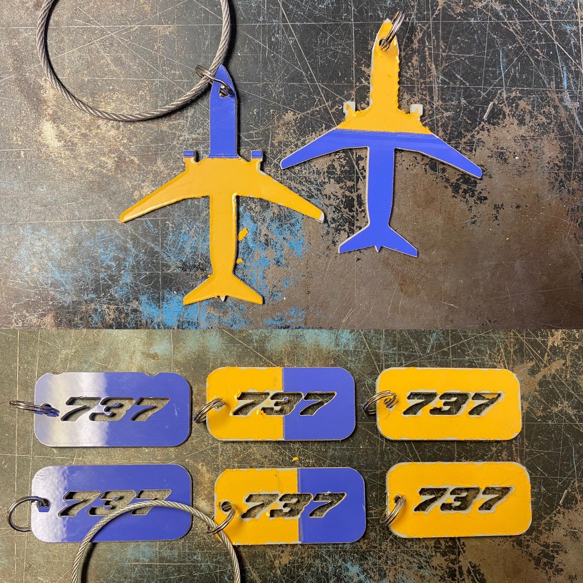 Southwest Retired Boeing 737 Fuselage Key Fobs and Keychains N376SW - Etsy