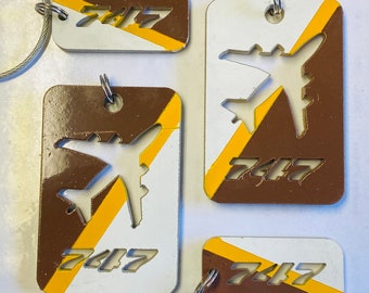 MCDONNELL DOUGLAS DC-10 N450AX Original Aircraft Skin Tag, Keychain ...