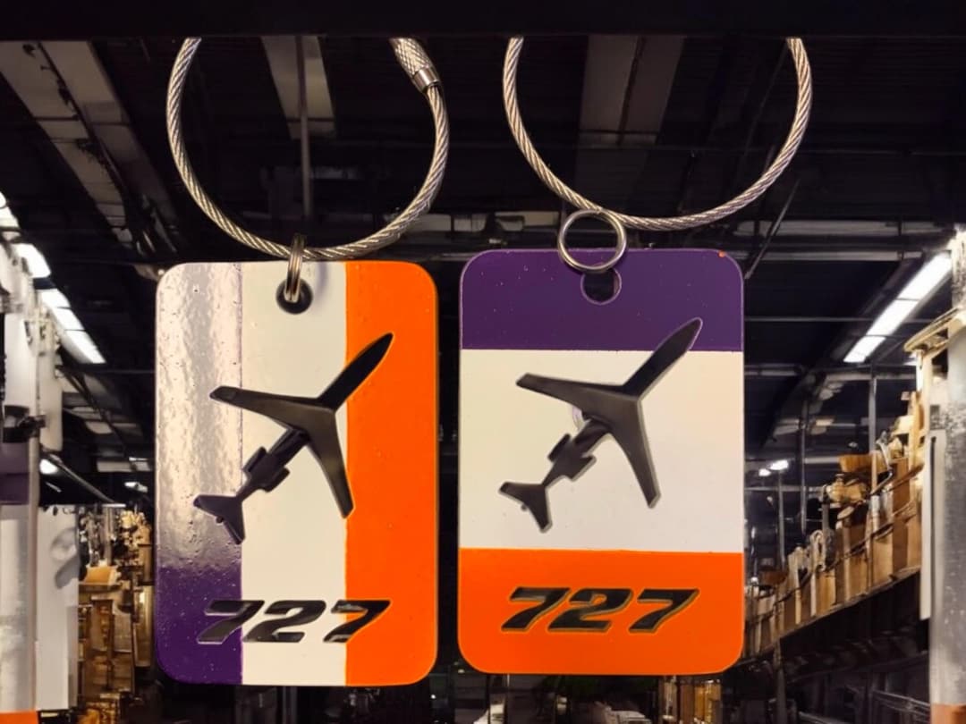 Fedex B727 Aircraft Skin Luggage Tag - Etsy
