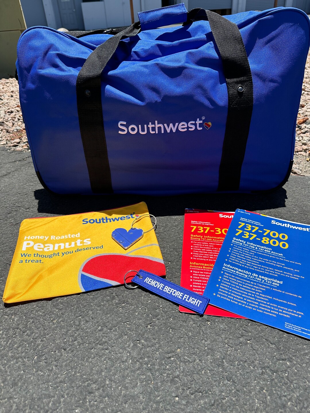 Brand New SWA Duffle Bag Bundle With 737 Skin Luggage Tag + More - Etsy