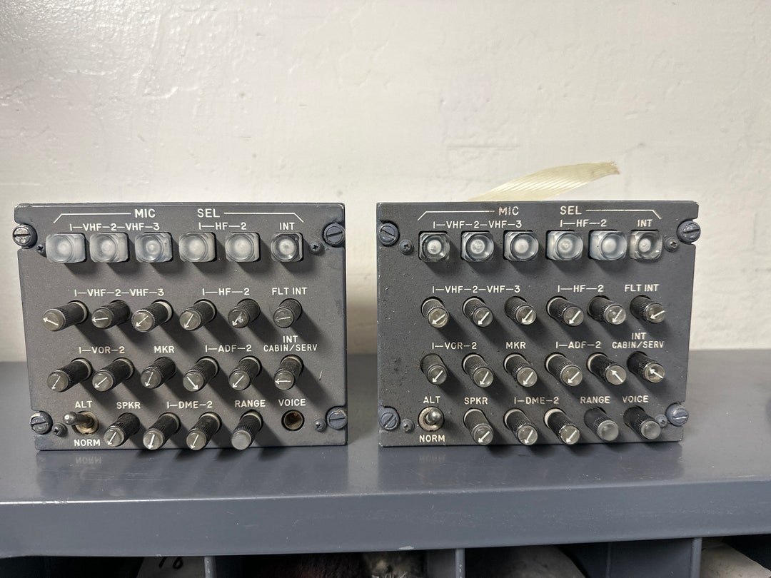 Boeing 747-300 VHF Control Panel G3164AA Gables Engineering - Etsy