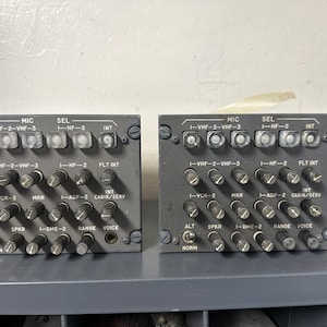 Boeing 747-300 VHF Control Panel G3164AA Gables Engineering - Etsy