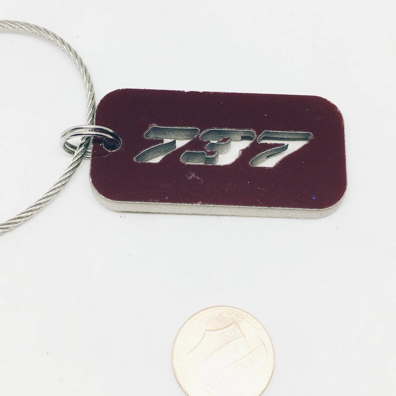 Authentic California One Boeing 737 fuselage key fob | Etsy