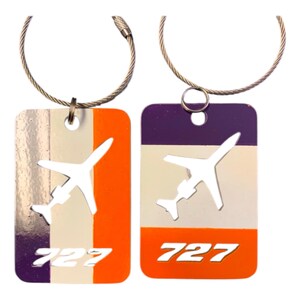 Fedex B727 Aircraft Skin Luggage Tag - Etsy