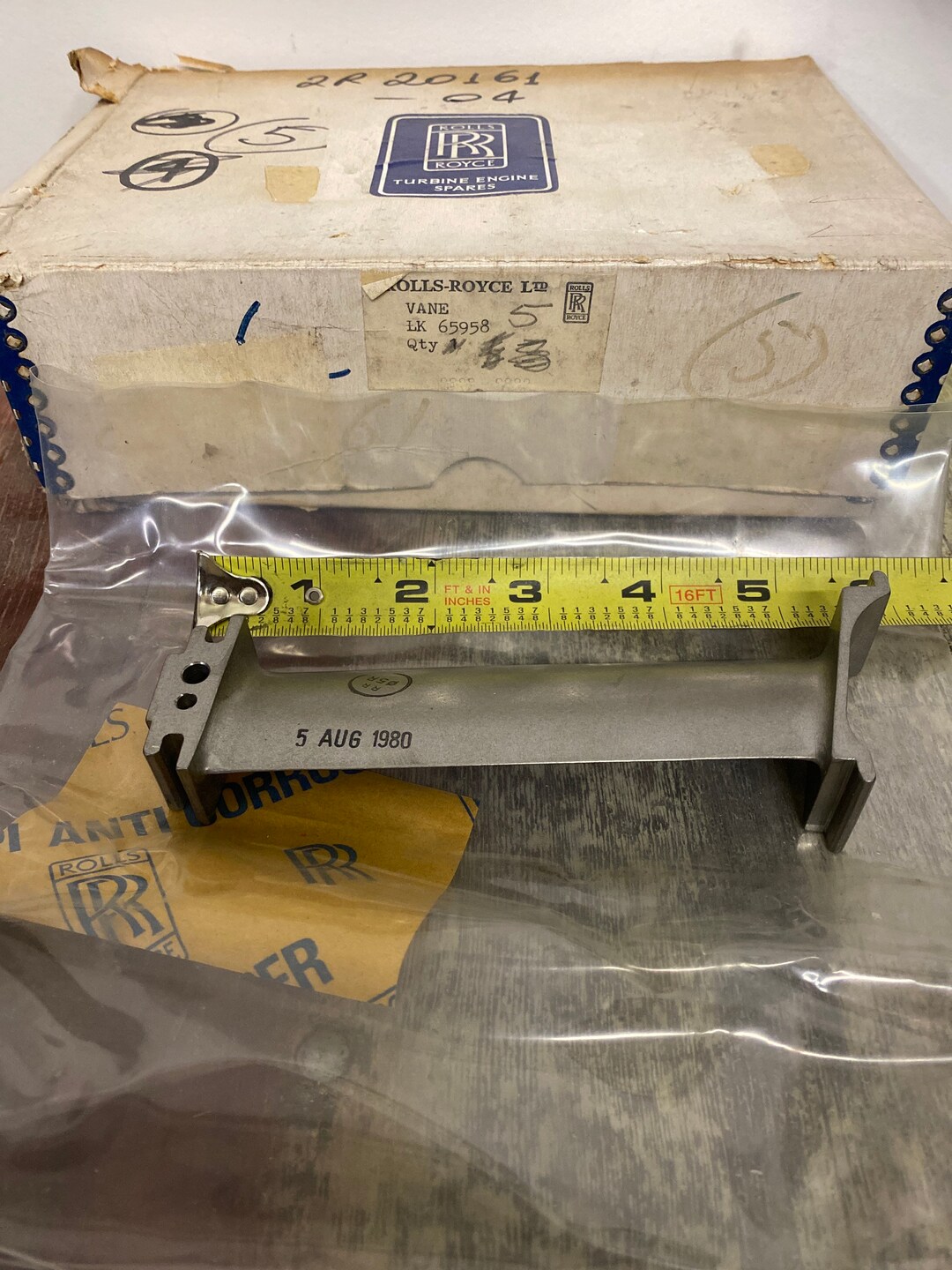 Rolls Royce RB211 Engine Blade L1011 Delta Airlines LK65958 - Etsy