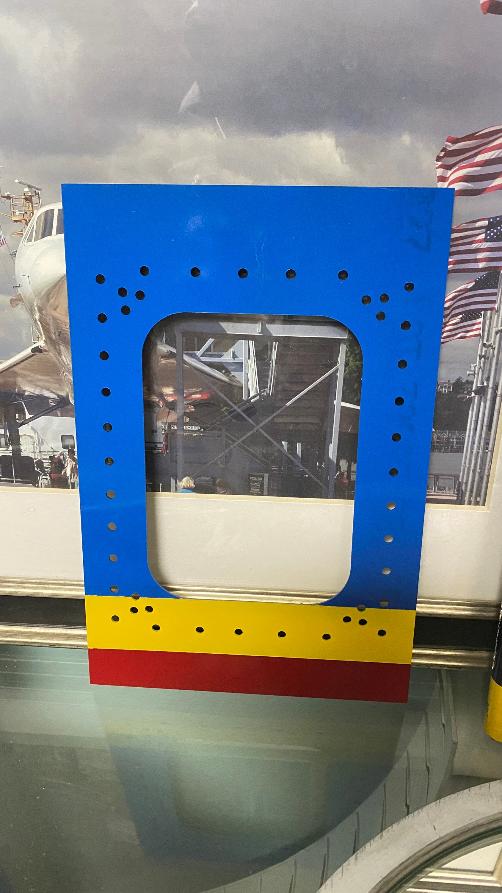 Aluminum 5 X 7 Boeing Window Inspired Picture Frame (matte) - Etsy