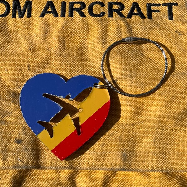 Aircraft Skin Key Tag - Etsy