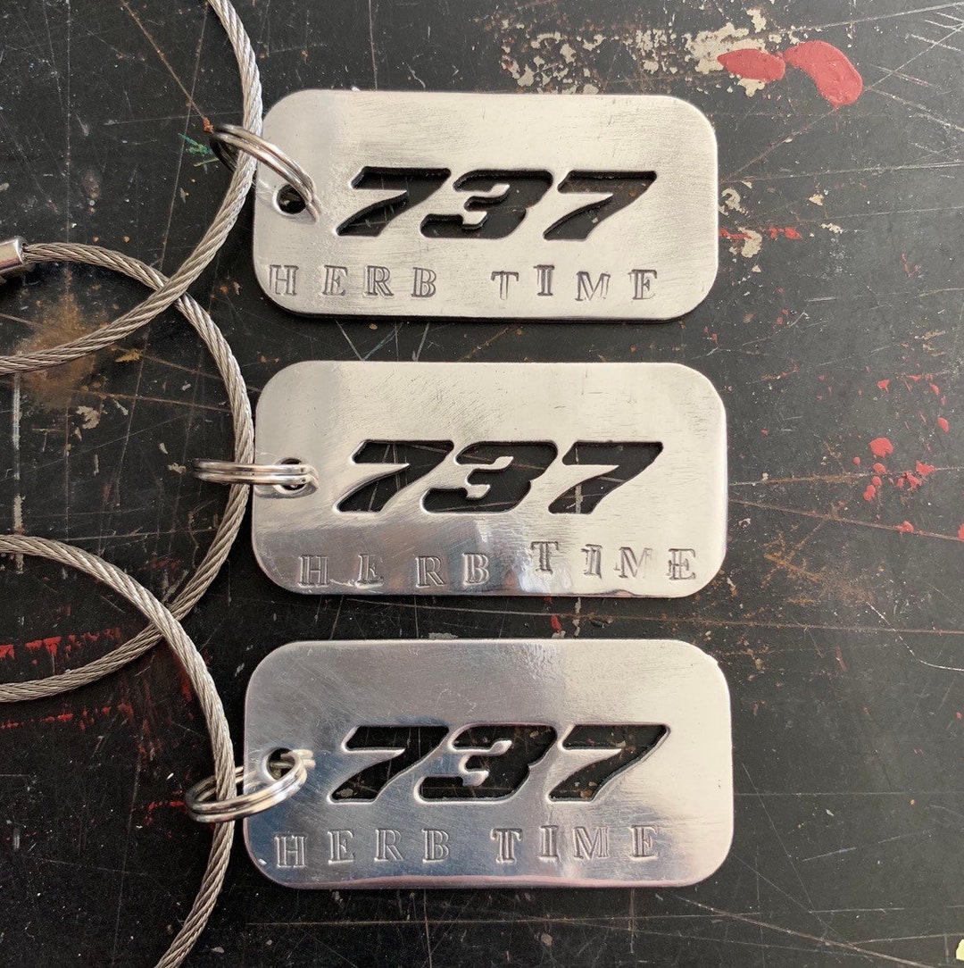 Herb Time Southwest Boeing 737 Fuselage Key Fob - Etsy