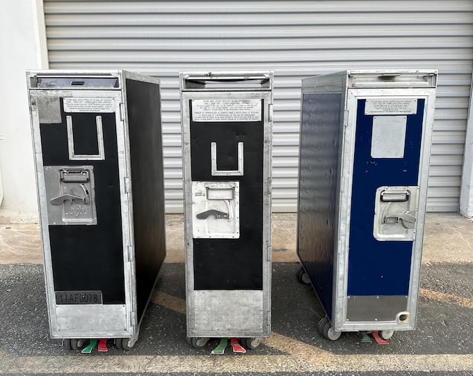 New Airline Galley Flight Storage Trolley 2 Drawers Cabinet Industrial ...