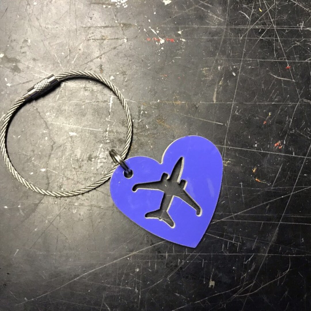 Southwest Airlines Large Heart Keychain - Etsy