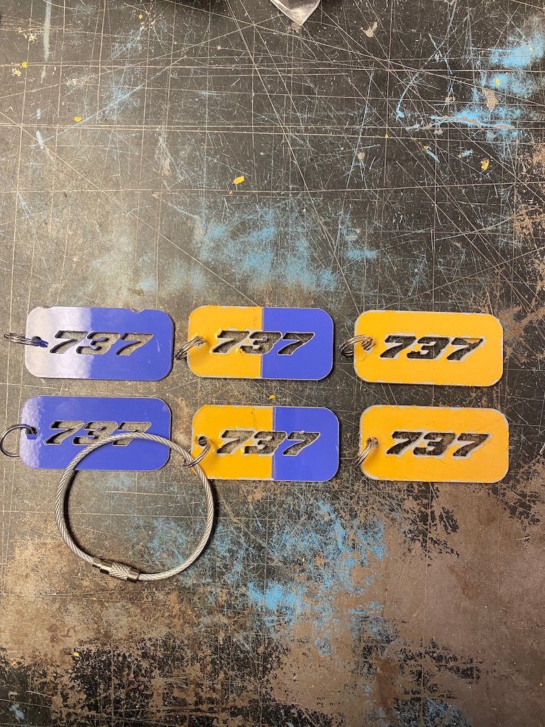 Southwest Retired Boeing 737 Fuselage Key Fobs and Keychains N376SW - Etsy