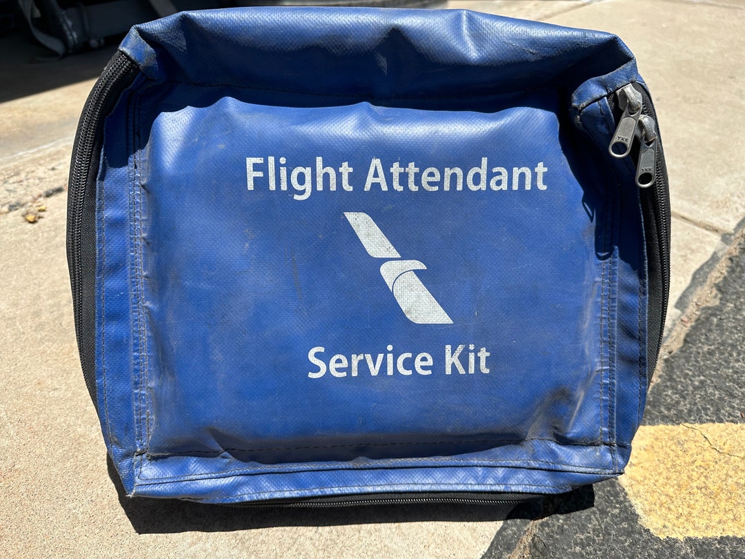 Vintage American Airline Flight Attendant Service Kit RARE - Etsy