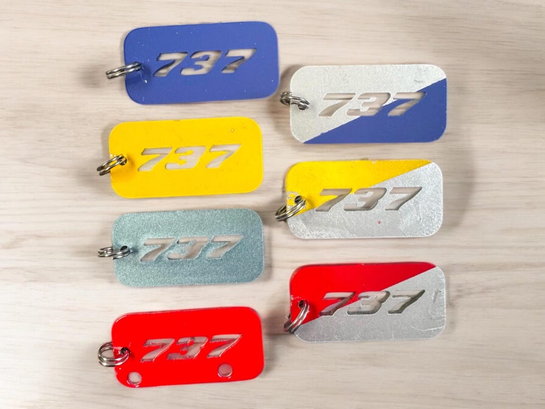 SWA B737 MAX 8 Key Fob N8720L - Etsy