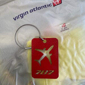 Virgin Atlantic Amenity Kit and B787 Luggage Tag Bundle - Etsy