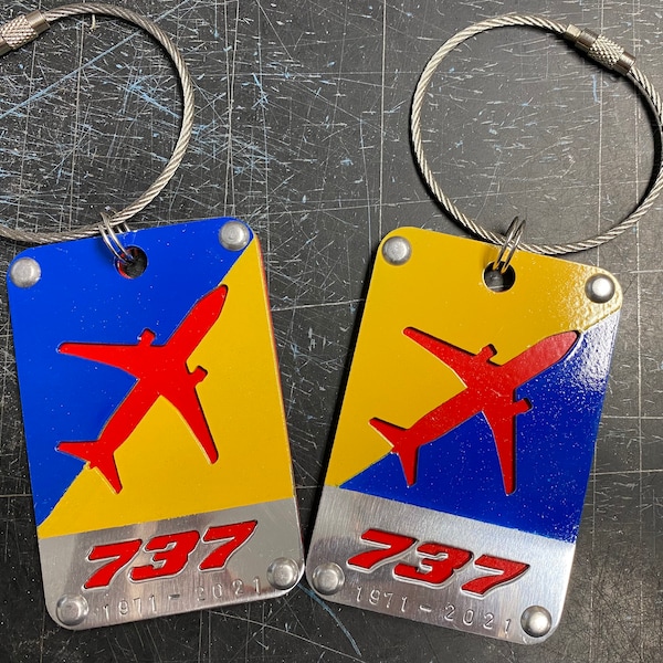 Airline Luggage Tags - Etsy