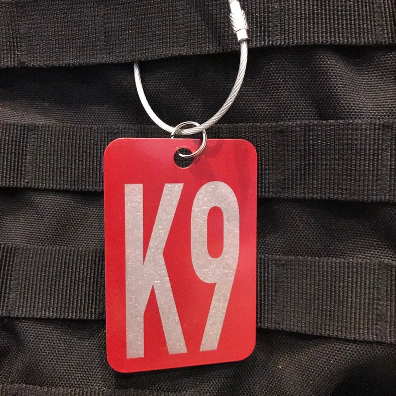 K9 Luggage Tag K9 Department - Etsy