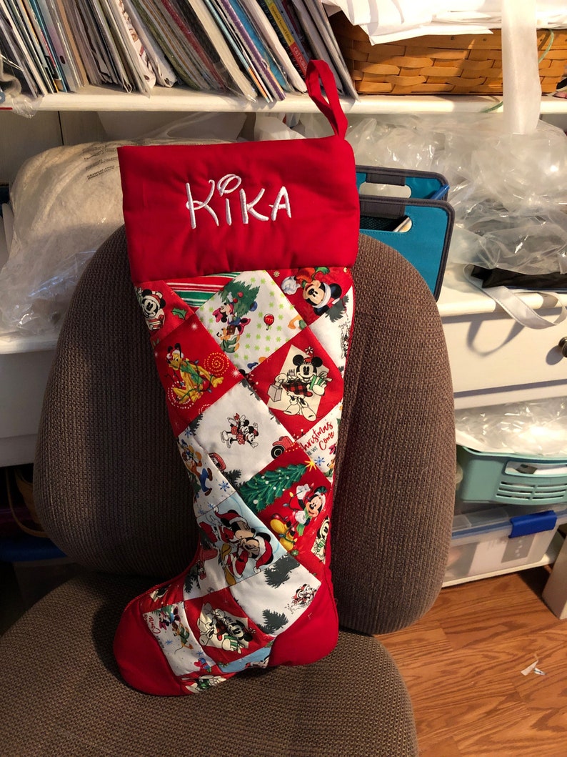 Personalized Handmade Quilted Christmas Stockings BEAUTIFUL - Etsy