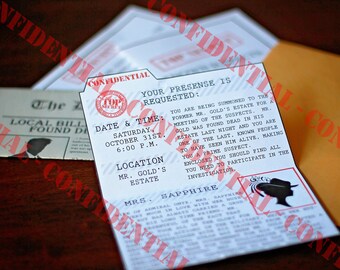 Murder at the Ugly Sweater Party: A Christmas Murder Mystery Party Kit ...