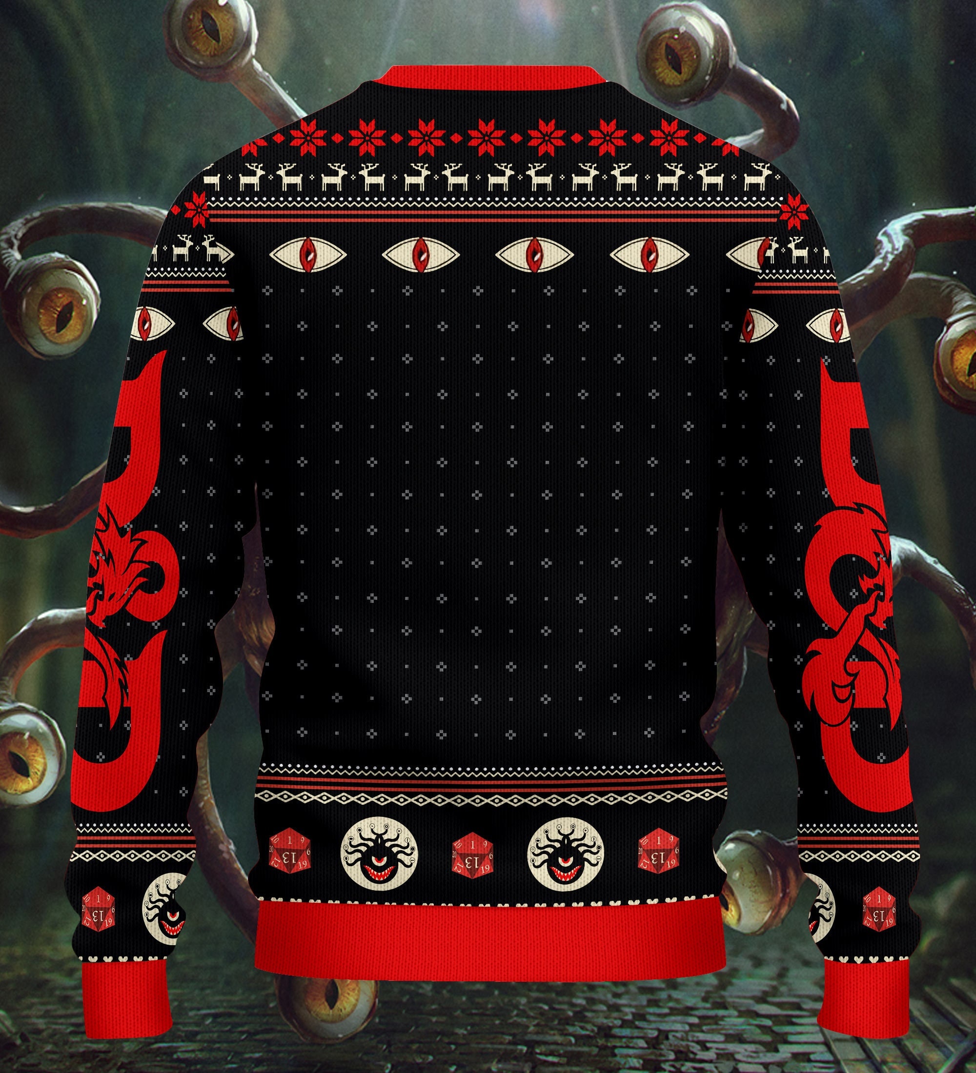 DnD Classes Collection Christmas Ugly Sweater, Dungeons and Dragons ...