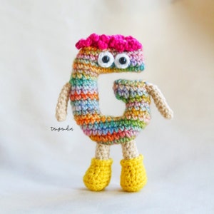 Handmade Amigurumi Alphabet Set, Colorful Crochet Letters, Cute ...