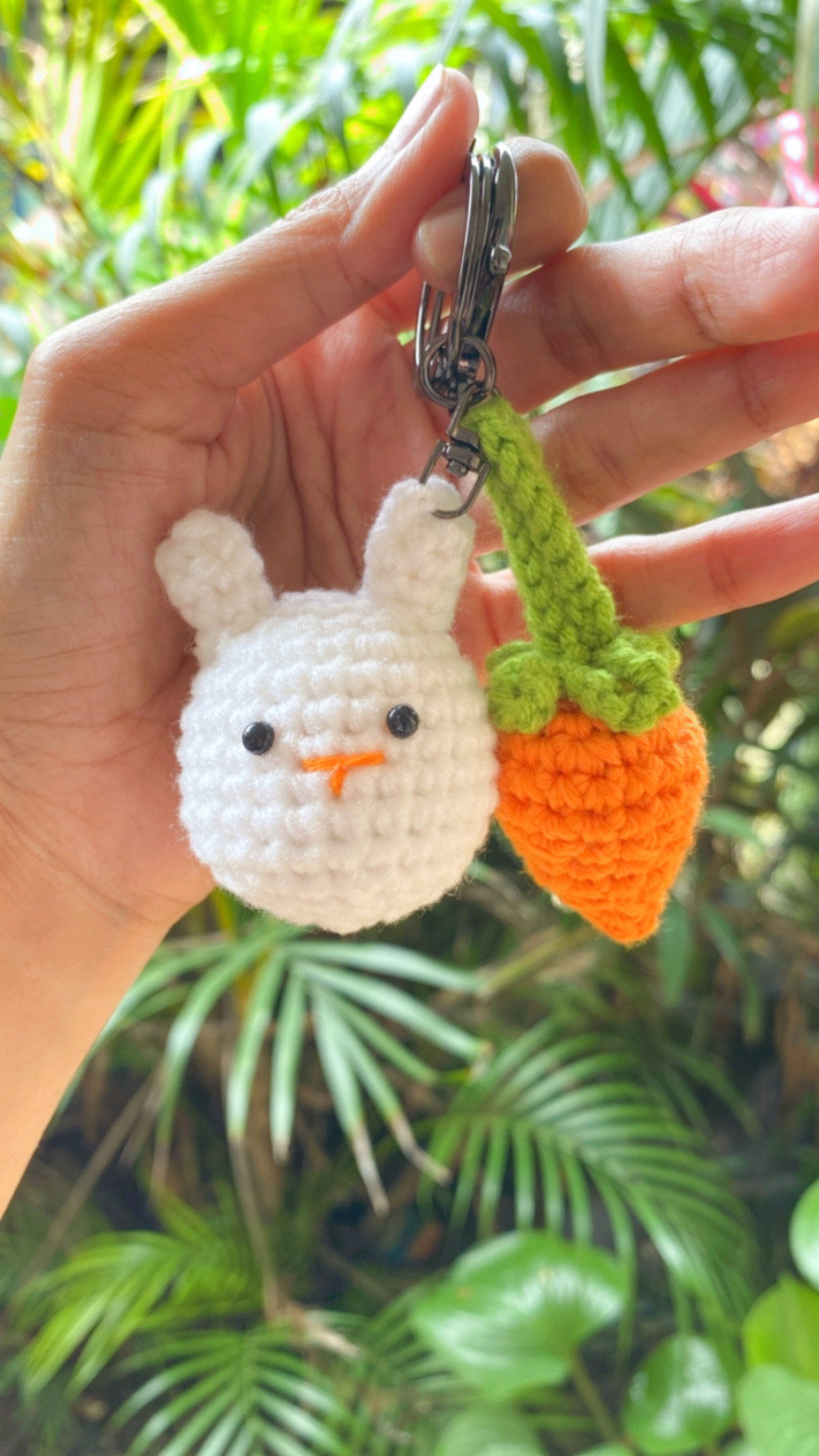 Amigurumi Mini Bunny Keychain Pattern Keychain Amigurumi - Etsy