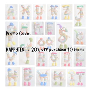 Amigurumi Alphabet Letter N Pattern, Customize Words for Kids' Room ...