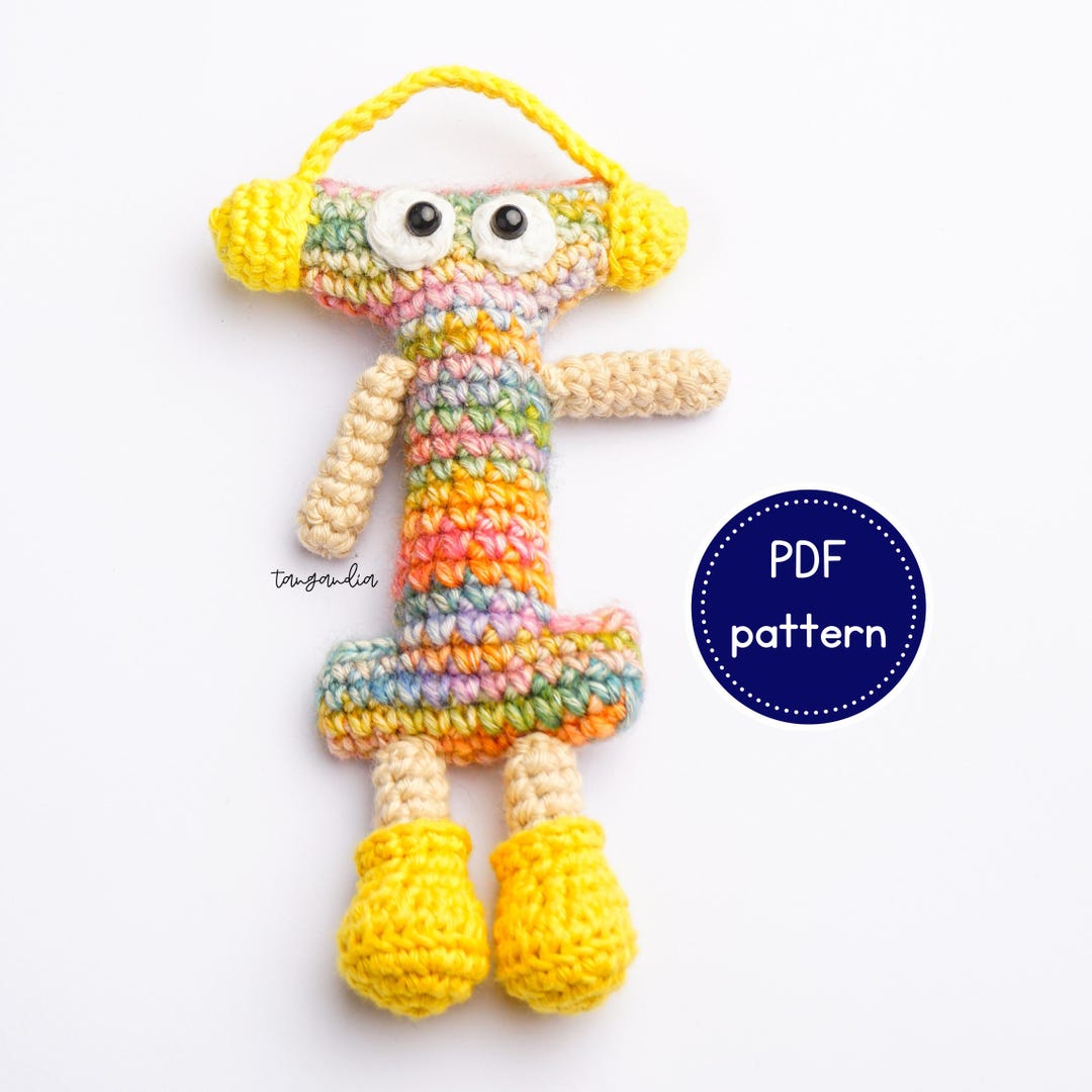 Crochet Alphabet I Amigurumi Pattern: Capital Letter Font (PDF Pattern ...