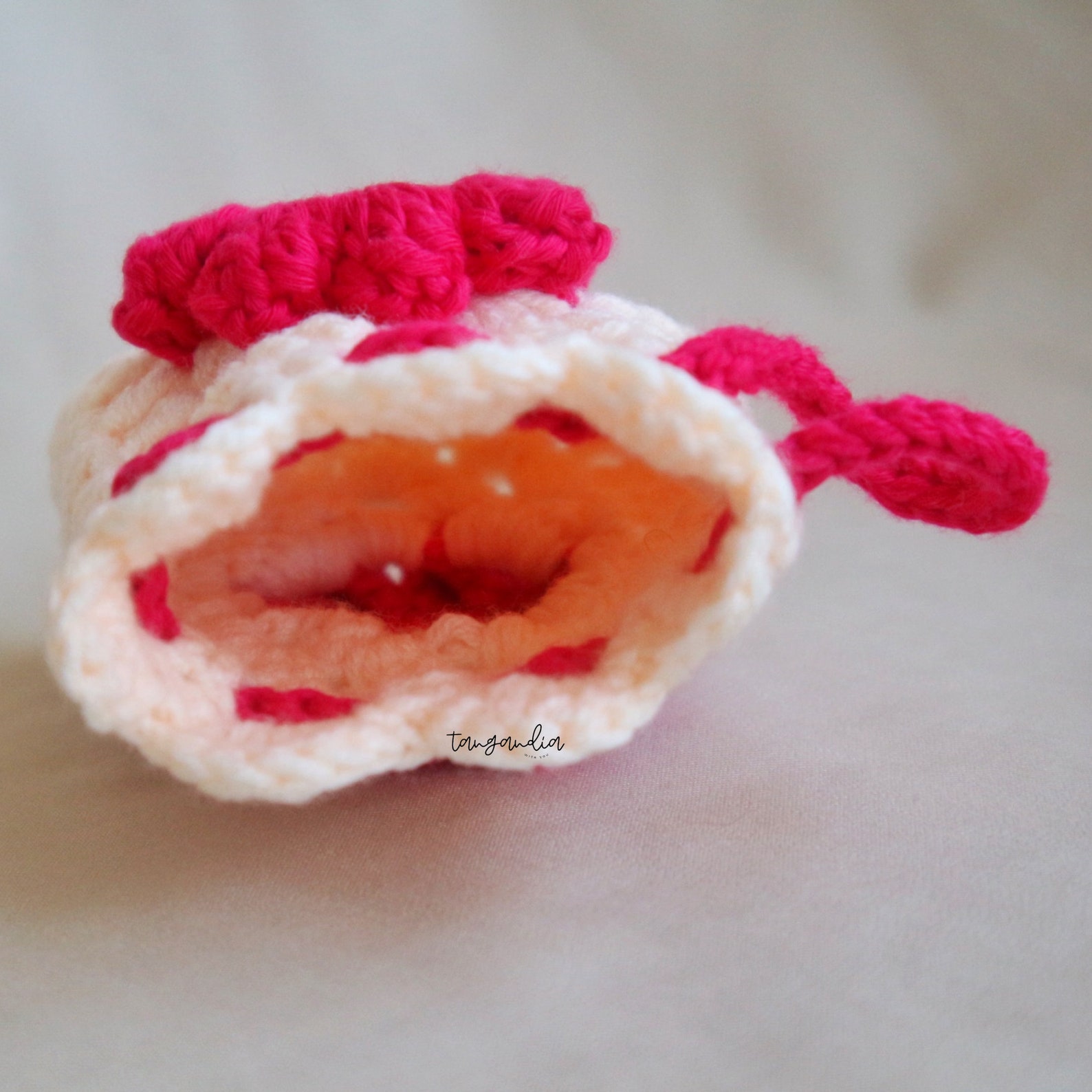 Crochet Mini Pouch for Earphone, Granny Square Flowers Bag, Access ...