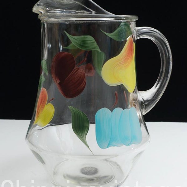 Hand Painted Pitcher - Etsy