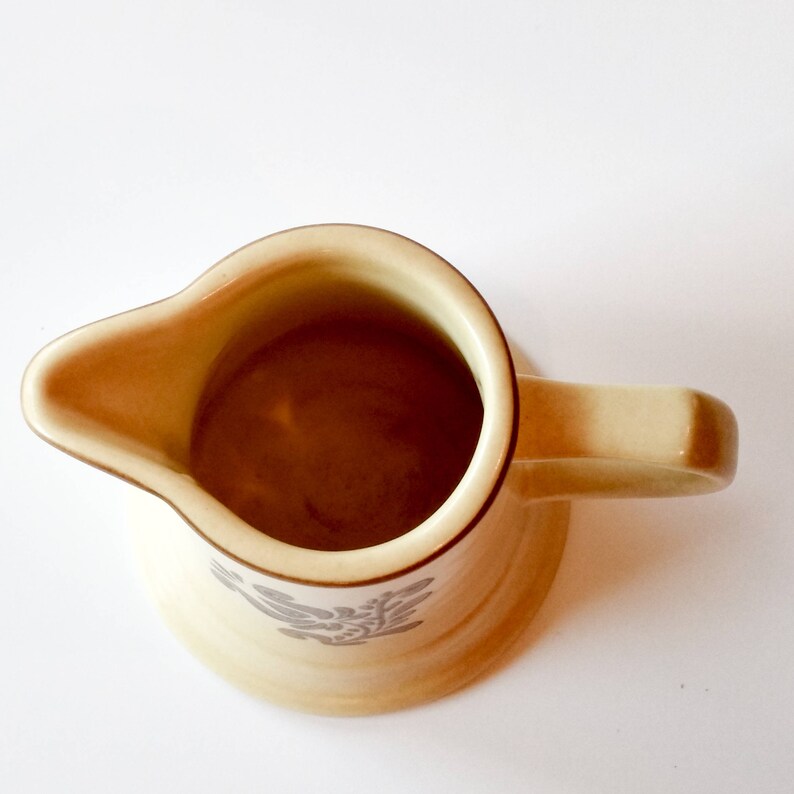 Vintage Creamer in Village (made in USA) by Pfaltzgraff 12 Ounce - Etsy
