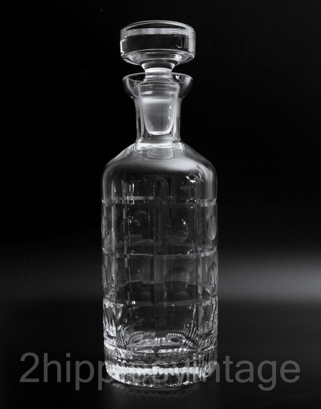 Williams Sonoma Fitzgerald Crystal Decanter and Stopper - Etsy