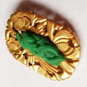 Fabulous Vintage Ben Meltzer NYC Dragon Serpent Flower Dress Clip ...