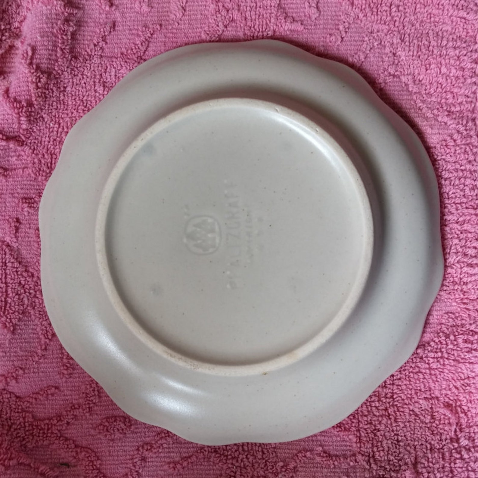 Pfaltzgraff HEIRLOOM Pattern Stoneware Flat Cup With Matching Saucer ...
