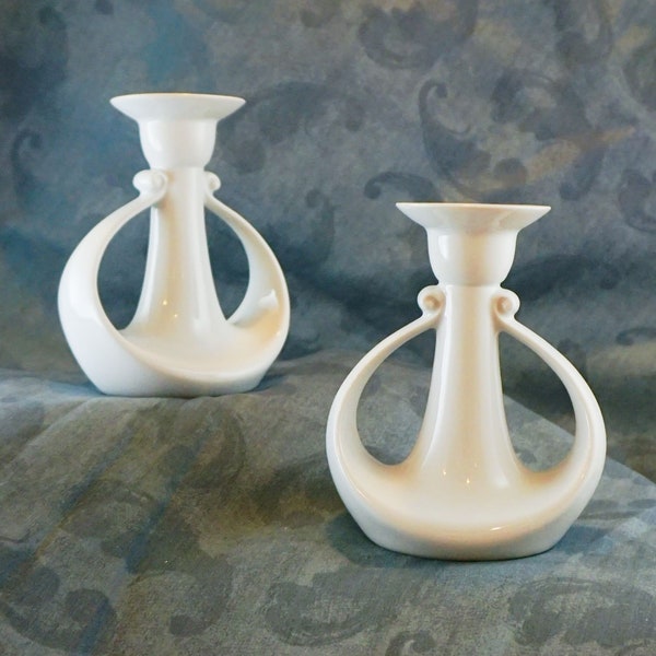 Ceramic Candlesticks - Etsy