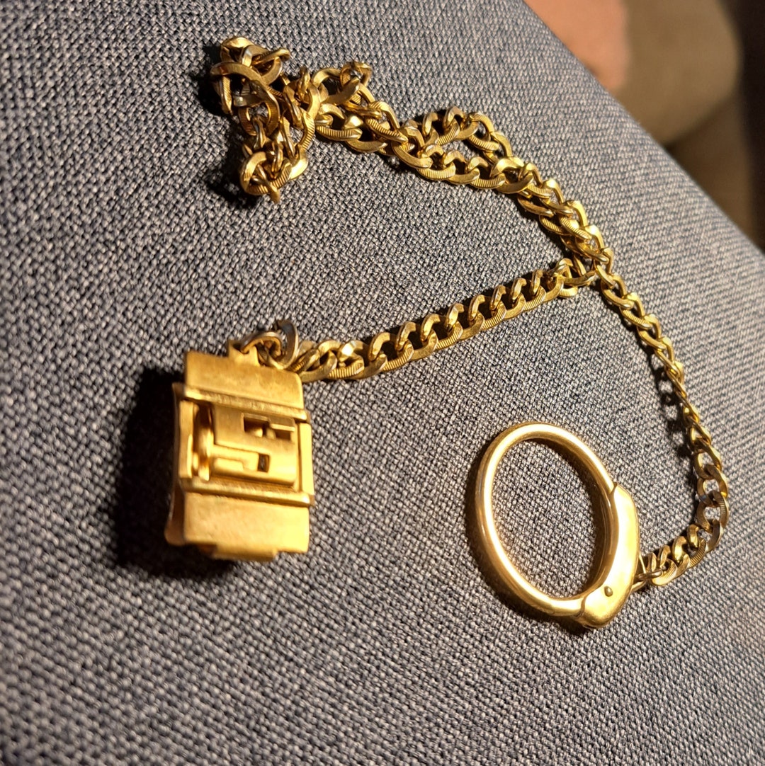 Vintage Swank Gold Mad Men MCM Mid Century Don Draper Monogrammed S ...