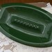 Huge Vintage Forest Green Ceramic Coffee Table Party Ashtray - Etsy