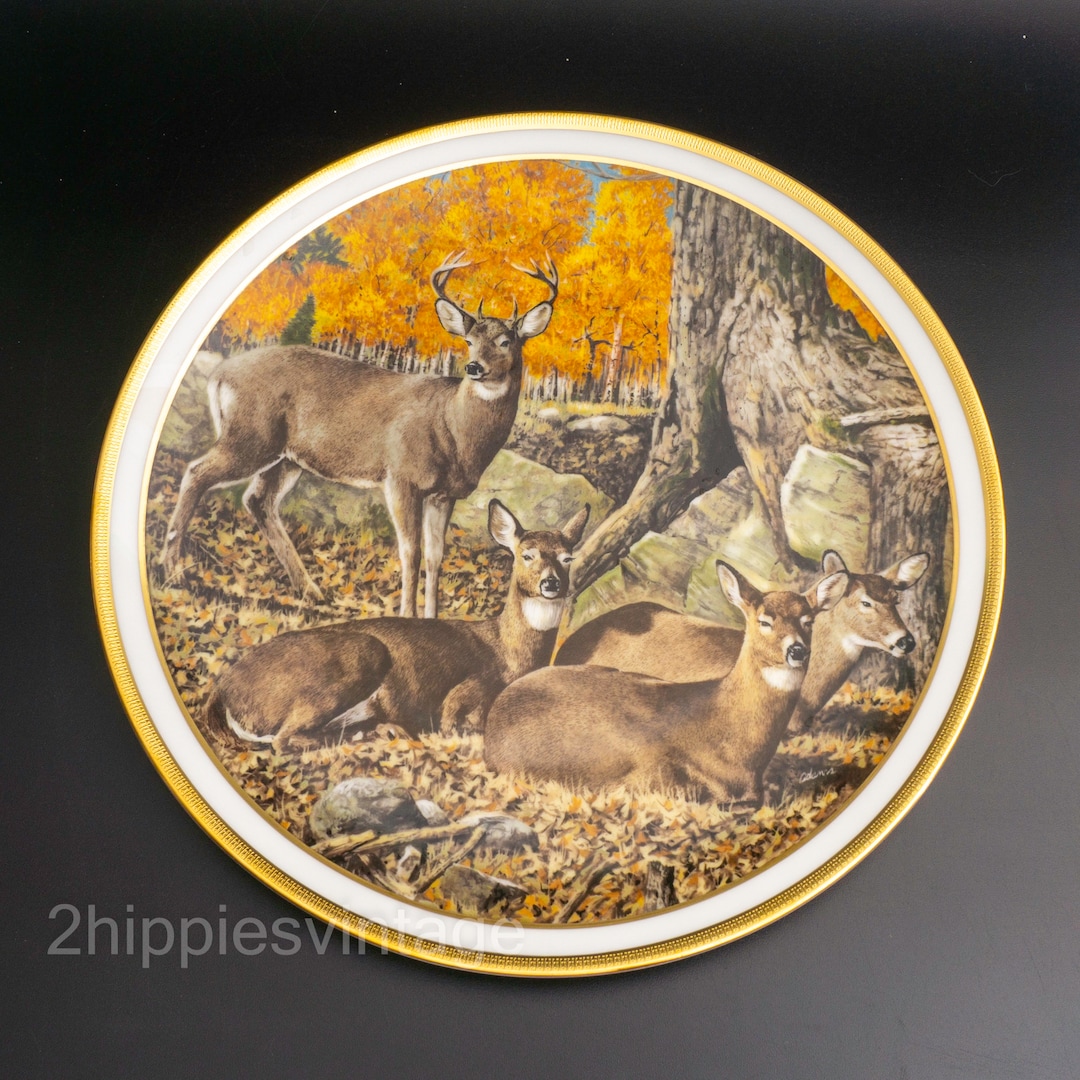 Lenox American Wildlife Plate: White-tailed Deer, October in ...