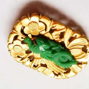 Fabulous Vintage Ben Meltzer NYC Dragon Serpent Flower Dress Clip ...