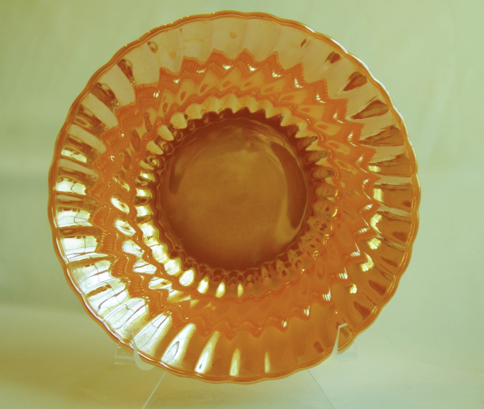 Anchor Hocking Fire King Dinnerware Peach Lusterware Scalloped - Etsy