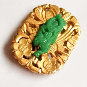 Fabulous Vintage Ben Meltzer NYC Dragon Serpent Flower Dress Clip ...