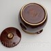 Vintage Bean Pot & Lid Brown Drip house and Garden Mirror - Etsy