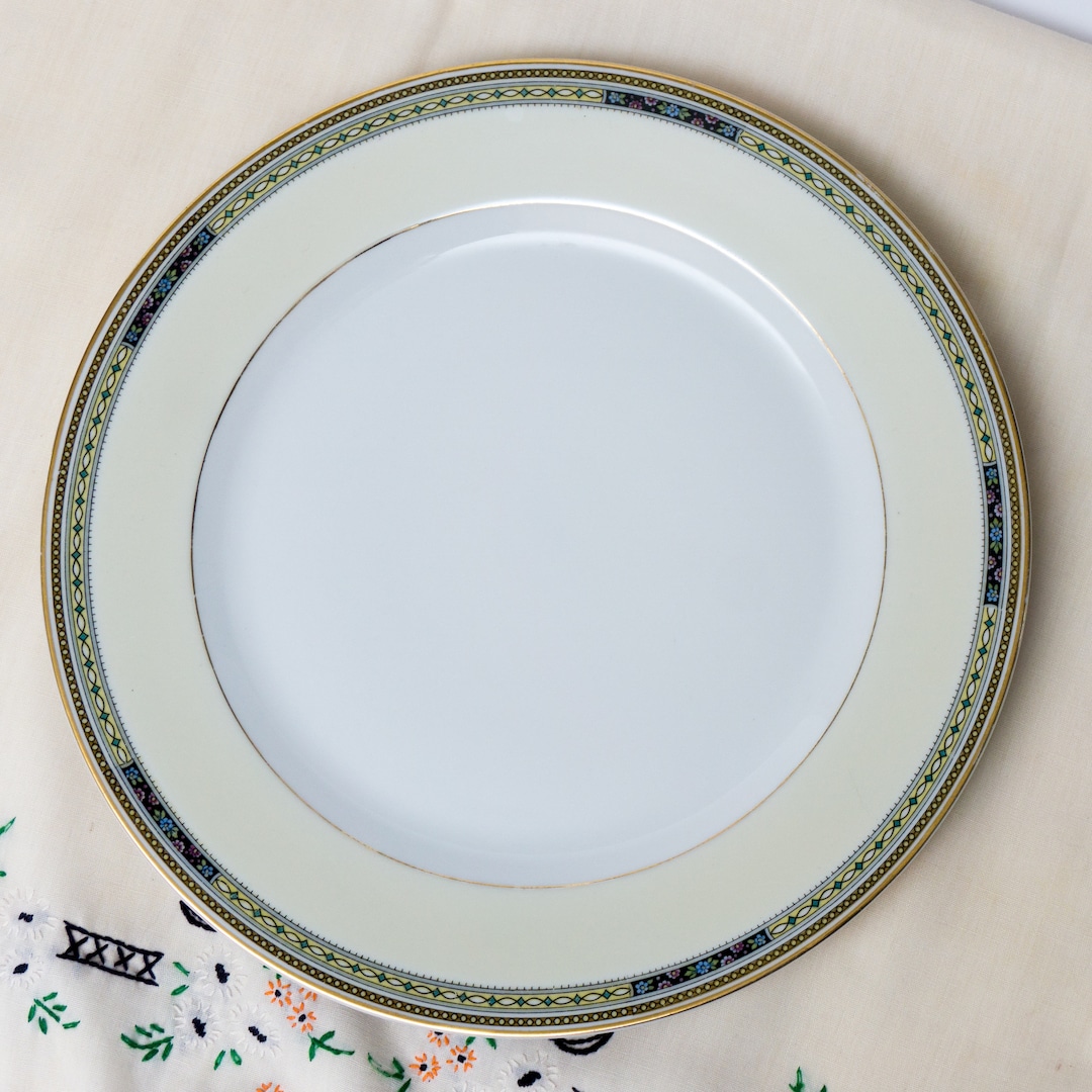 TWO Antique Bavarian China Heinrich & Co Pattern 10263 Bread / Dessert ...
