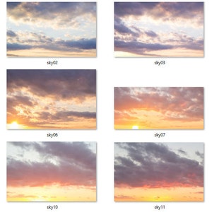 Sky Overlay Bundle Sunset 12 Pack - Etsy