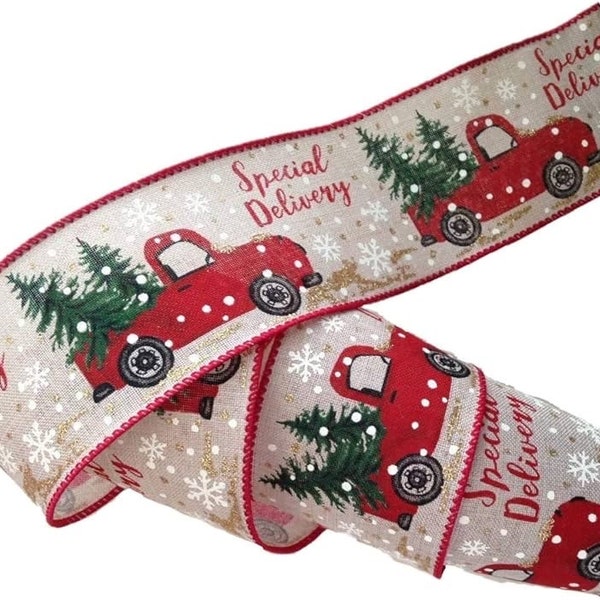 Farmhouse Christmas Ribbon - Etsy