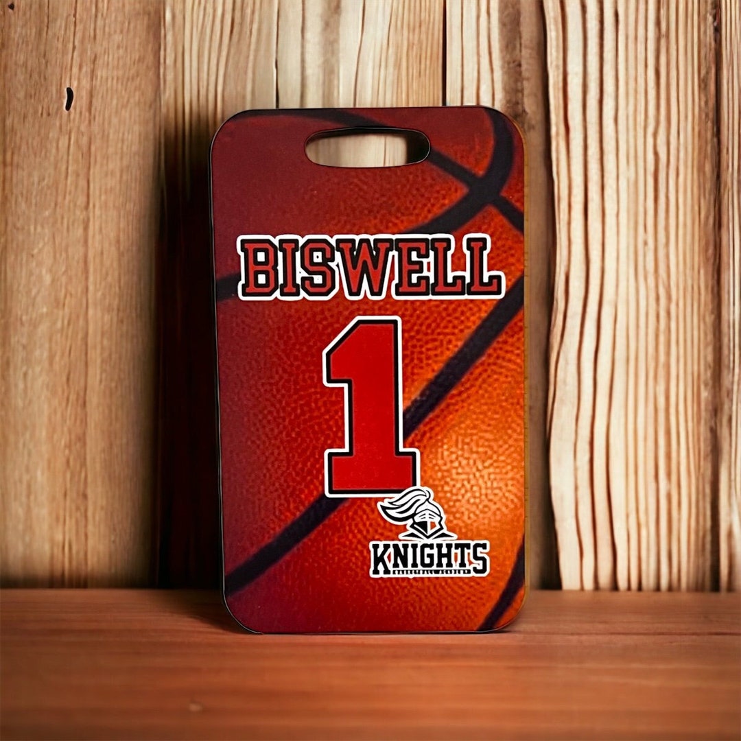 Customize Your Basketball Team Bag Tags. Personalized Luggage Tag. Team ...