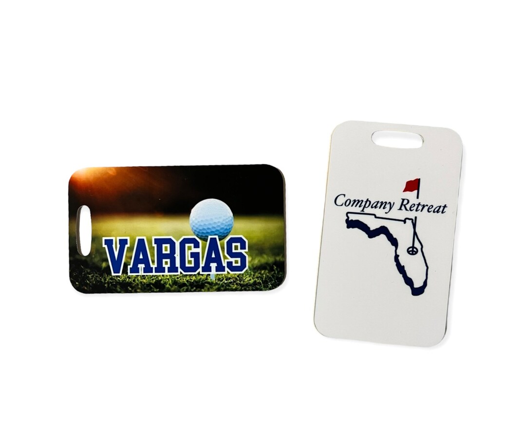 Custom Golf Bag Tags. Personalized Luggage Tag. Team Gift. Golf Captain ...